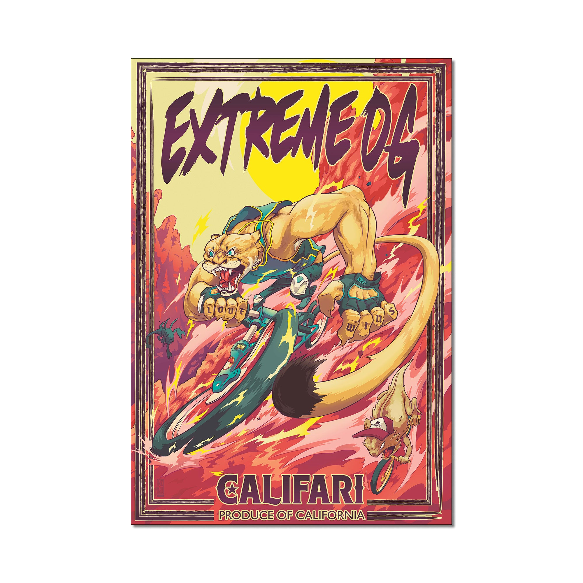 Extreme OG 13 x 19 Lithograph Print – Califari