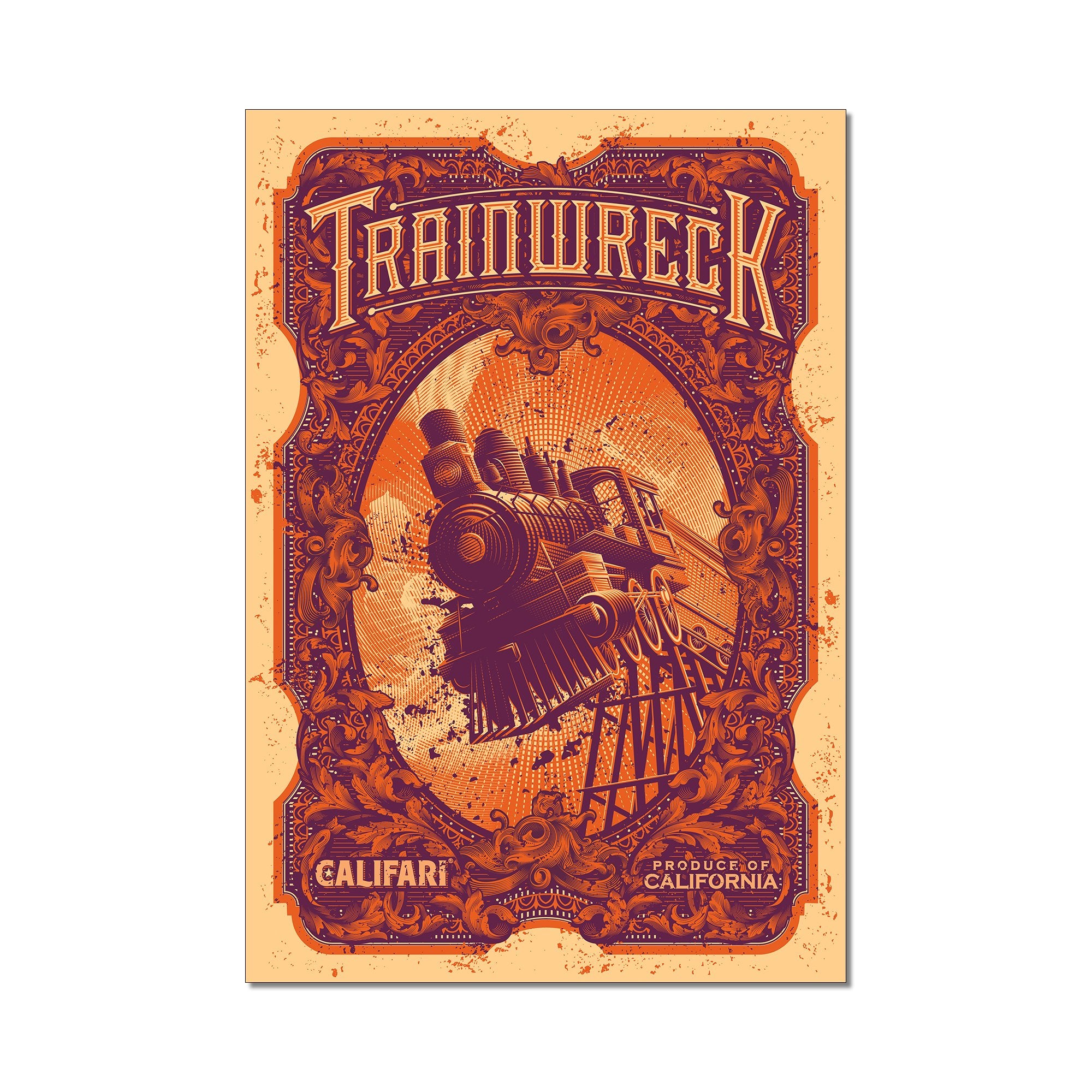 Trainwreck Strain Art - Califari